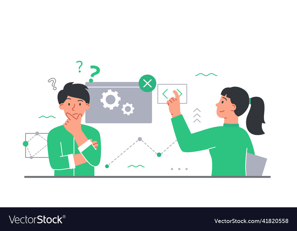 Problem solving concept Royalty Free Vector Image