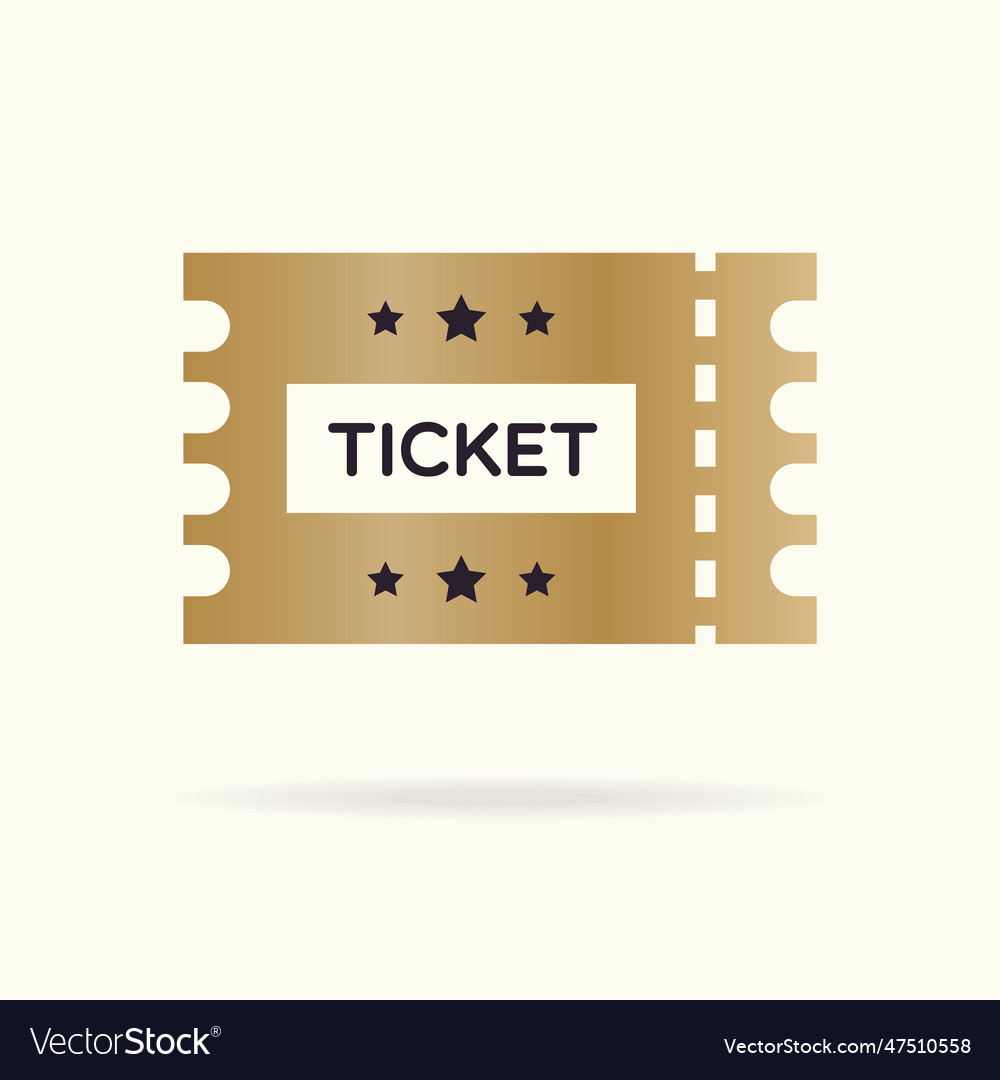 Ticket template Royalty Free Vector Image - VectorStock