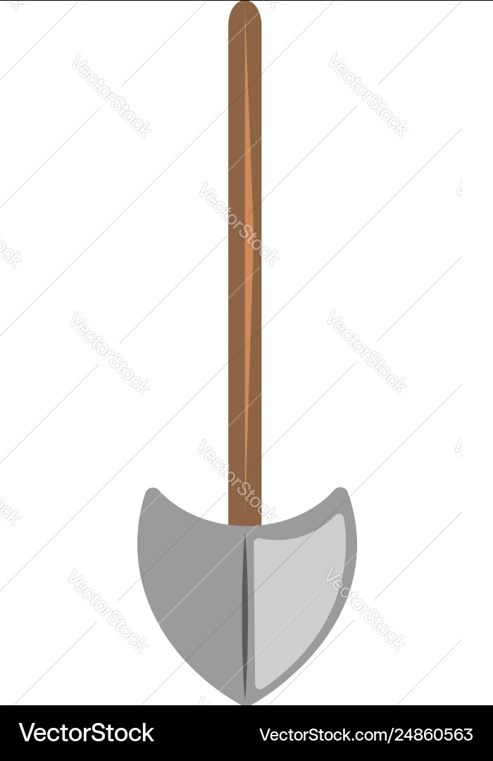 A shovel hand-held tool used for digging Vector Image