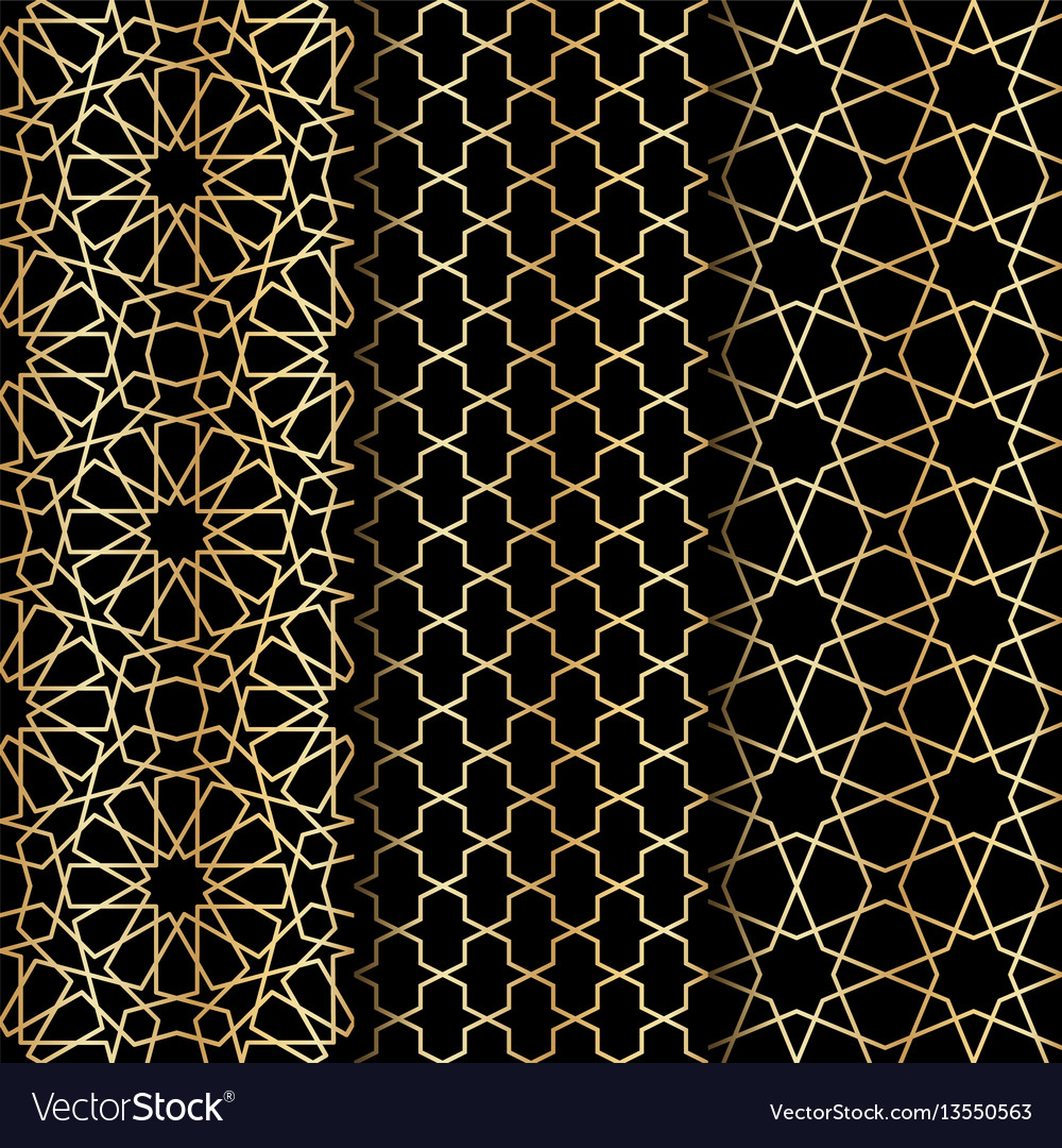 Islamic geometry pattern Royalty Free Vector Image