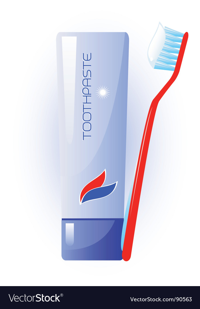 Toothpaste Royalty Free Vector Image - VectorStock