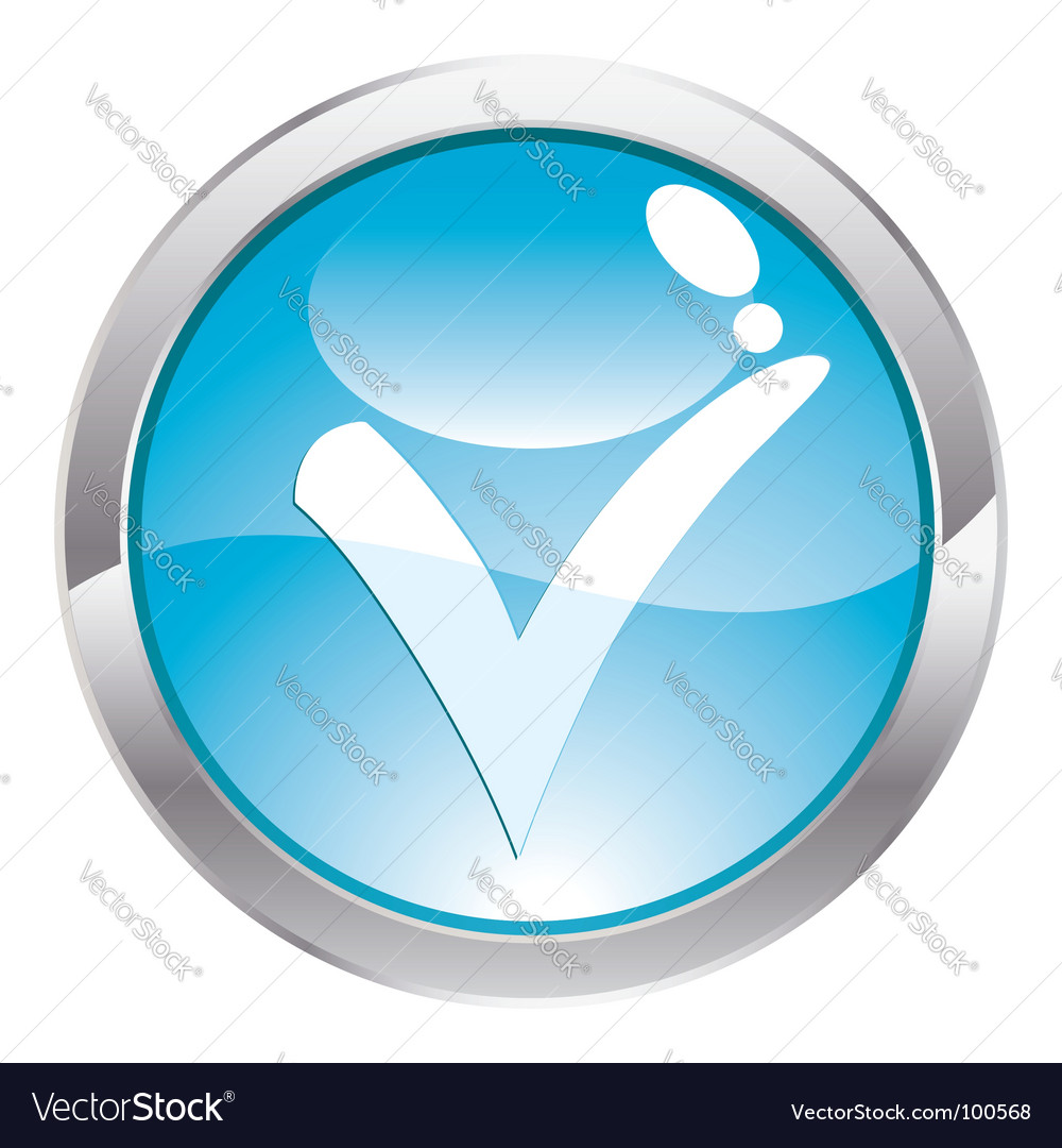 Gloss button Royalty Free Vector Image - VectorStock