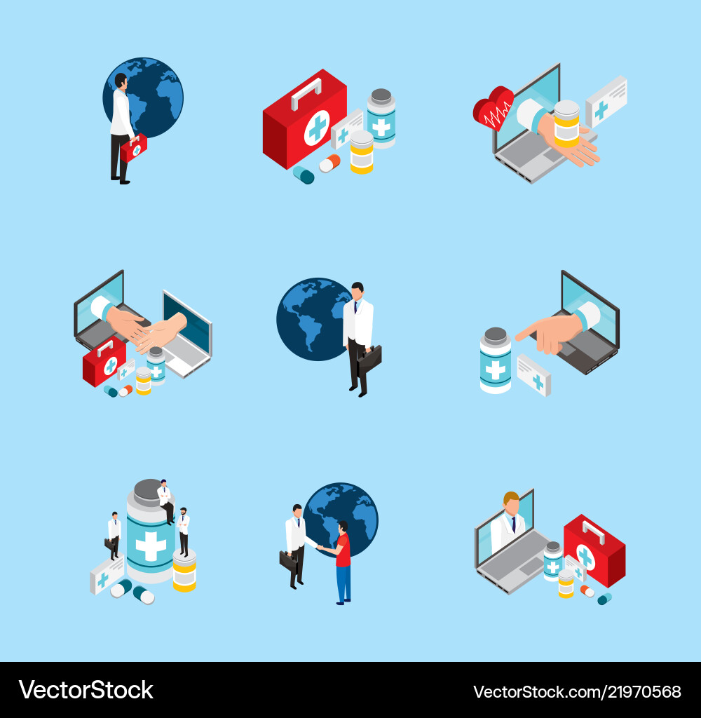 Medical peope health Royalty Free Vector Image