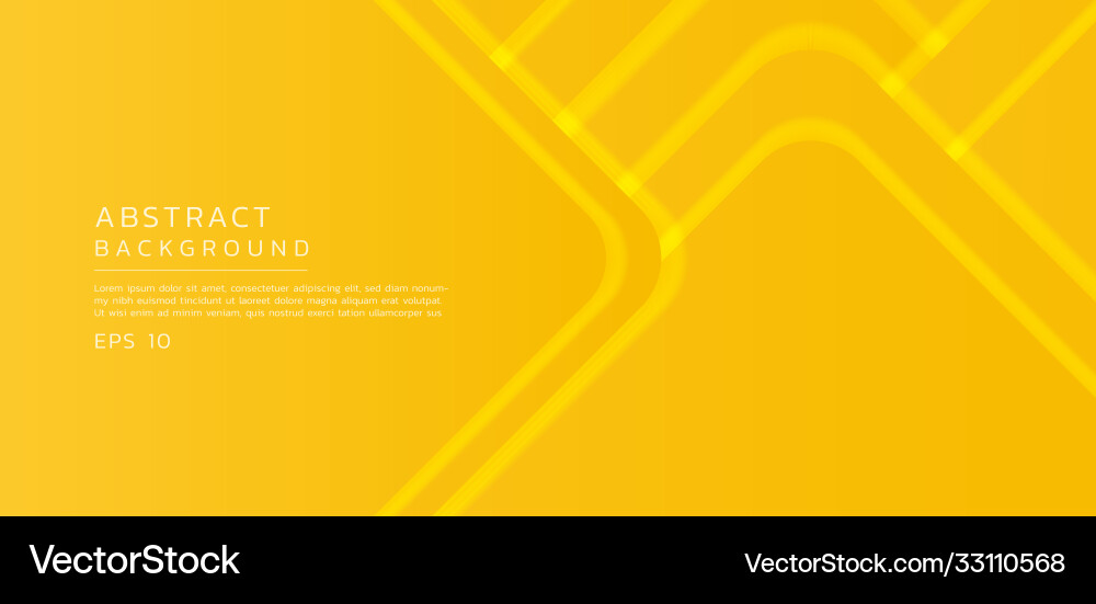 Yellow bright color abstract background geometric Vector Image