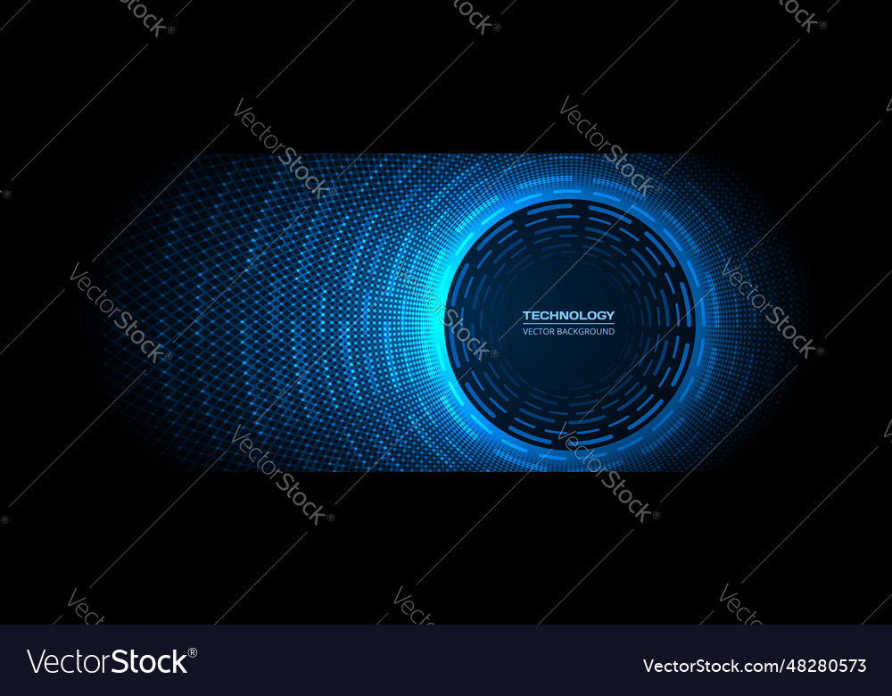 Abstract futuristic technology background design Vector Image