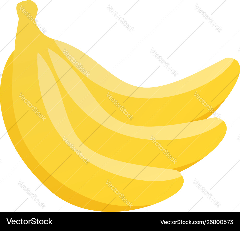 Banana branch icon isometric style Royalty Free Vector Image