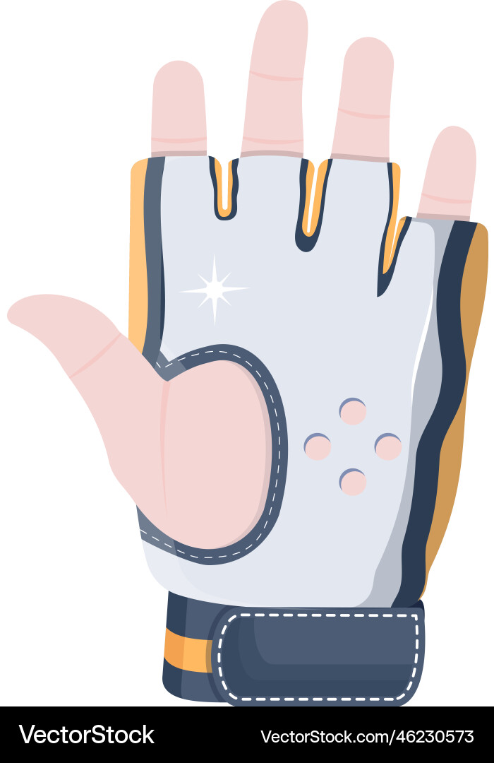 Fingerless glove Royalty Free Vector Image - VectorStock