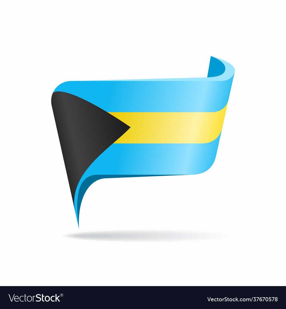 Bahamian flag map pointer layout Royalty Free Vector Image Bahamian flag map pointer layout Royalty Free Vector Image