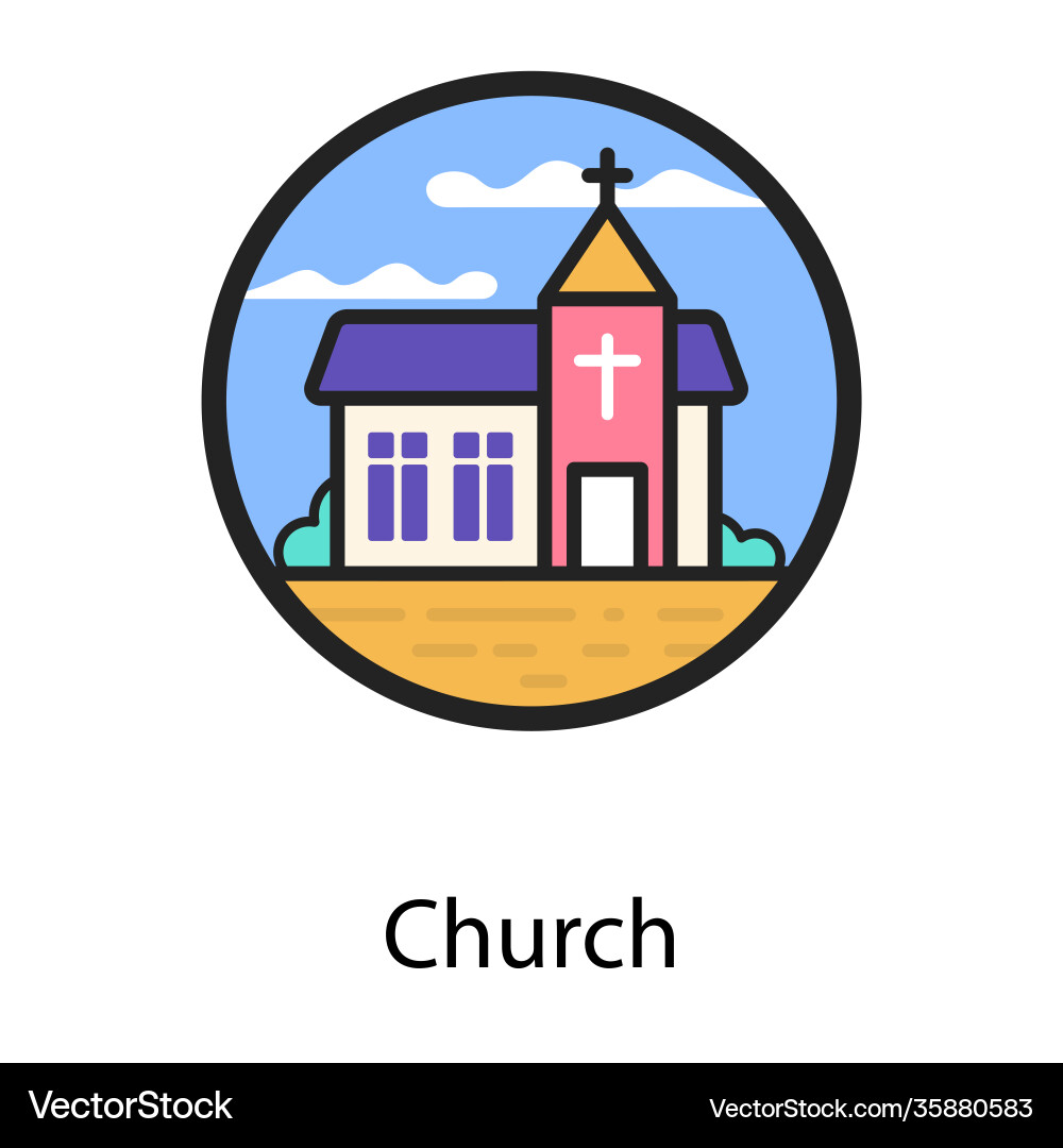 Church Royalty Free Vector Image - VectorStock