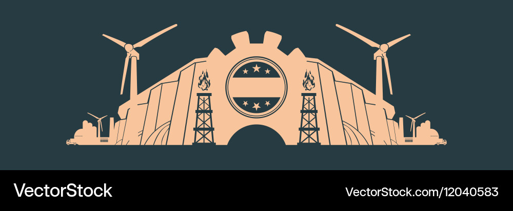 Energy and power icons set header banner Vector Image