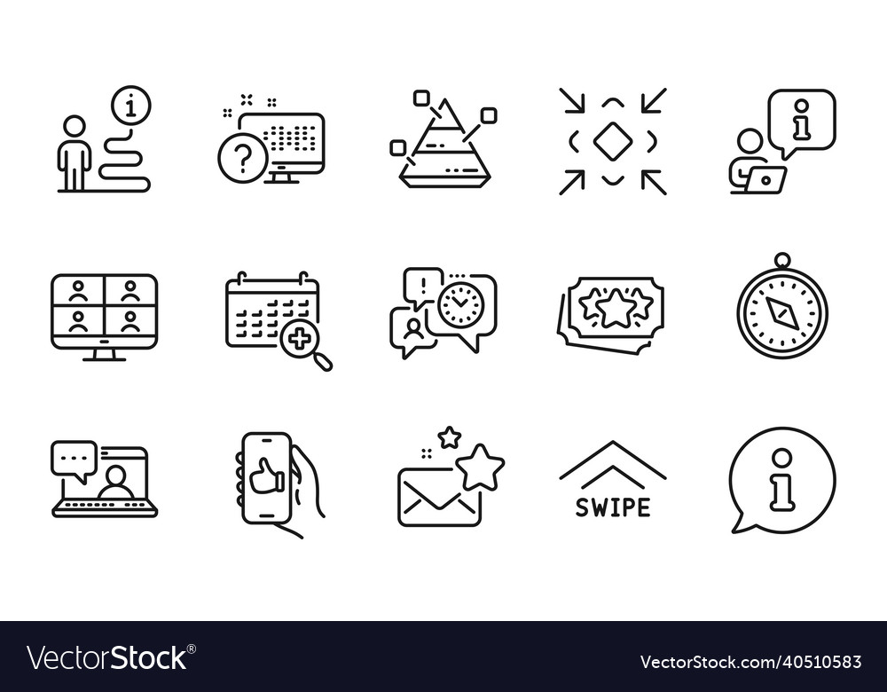 Technology icons set included icon as travel Vector Image