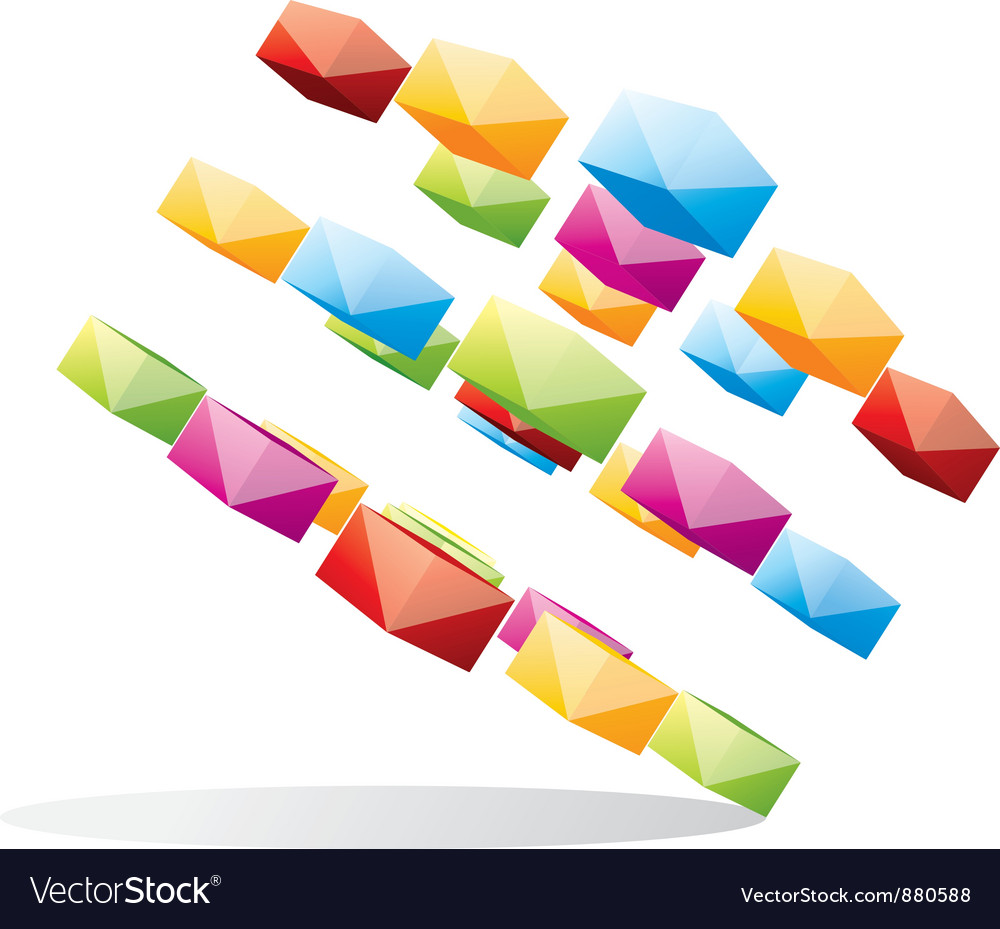 Cube Royalty Free Vector Image - VectorStock