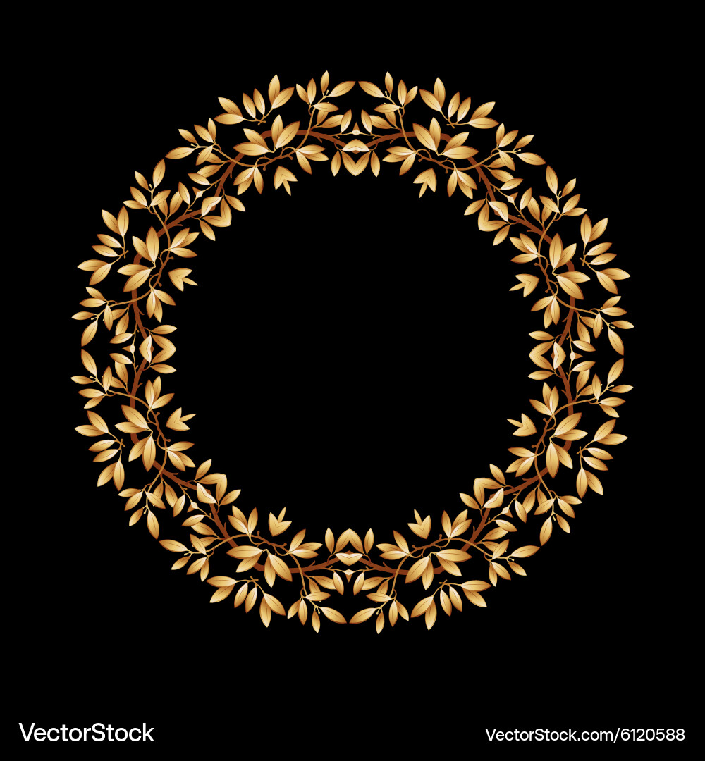 Invitation card with round ornament Royalty Free Vector