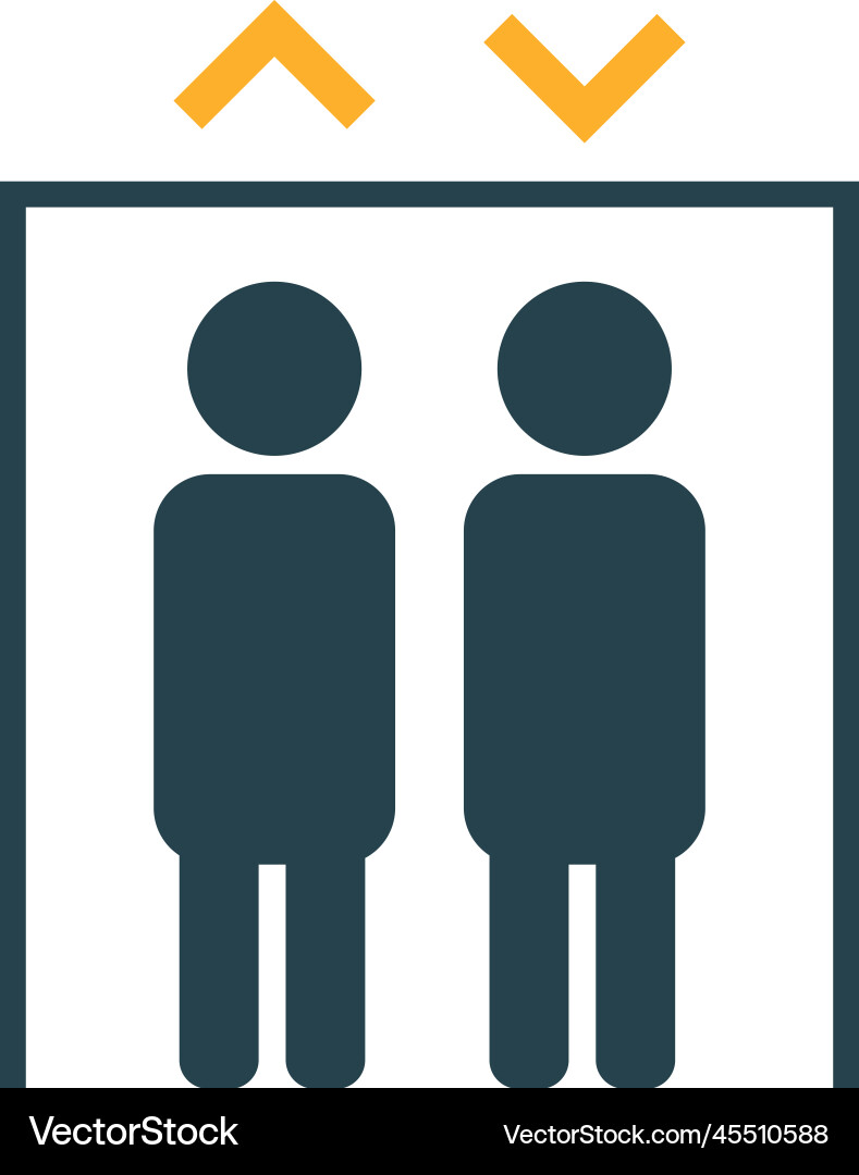 Lift signal infographic Royalty Free Vector Image