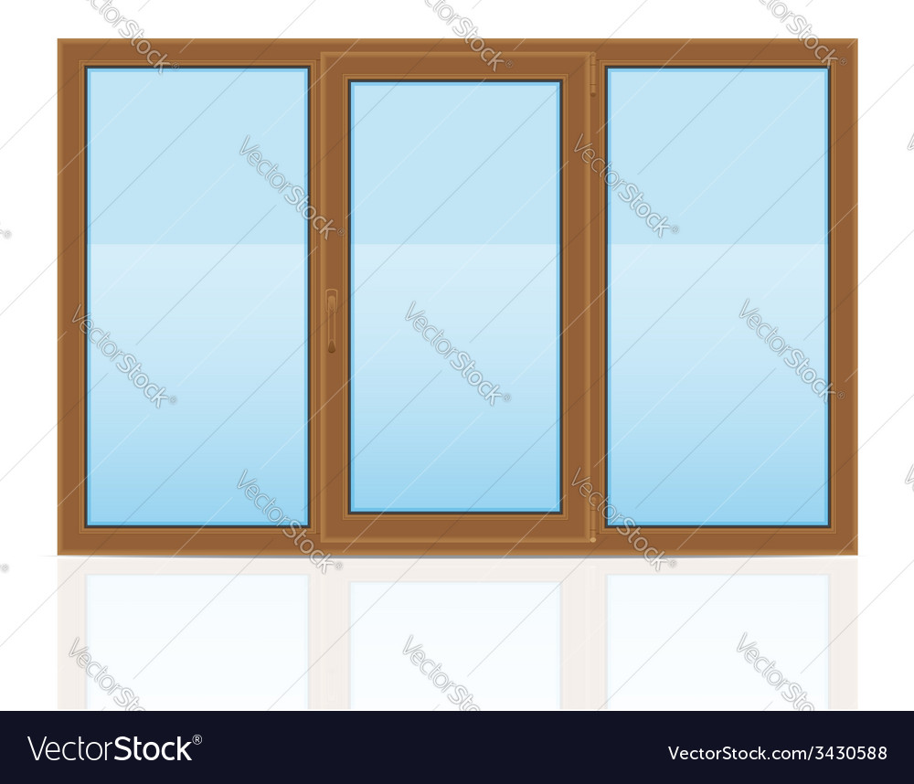 Plastic window 07 Royalty Free Vector Image - VectorStock