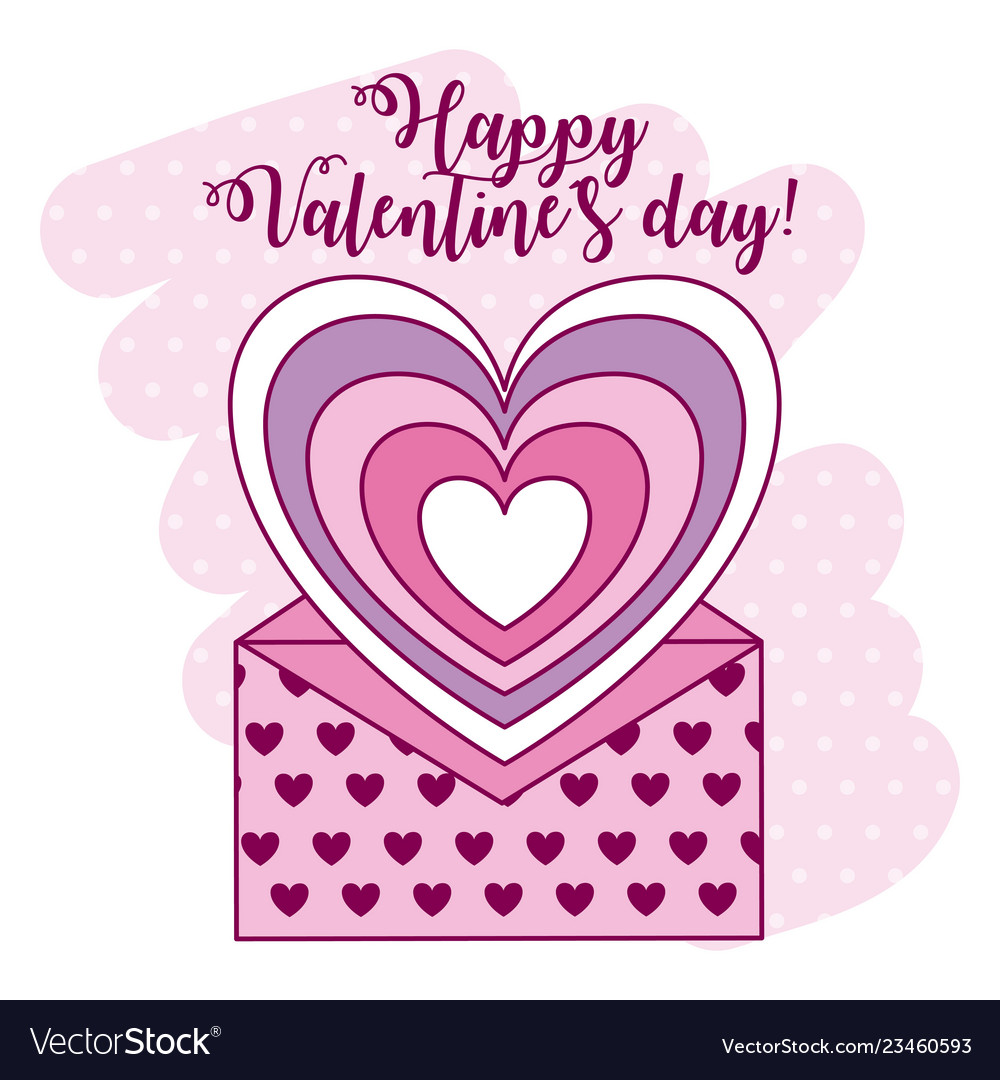Valentine day card Royalty Free Vector Image - VectorStock