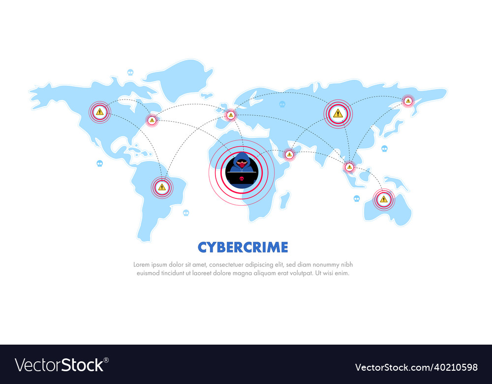 Global data security personal data security cyber Vector Image