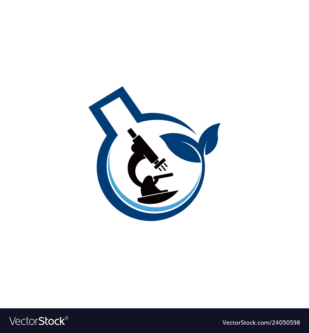 Microscope simple icon Royalty Free Vector Image