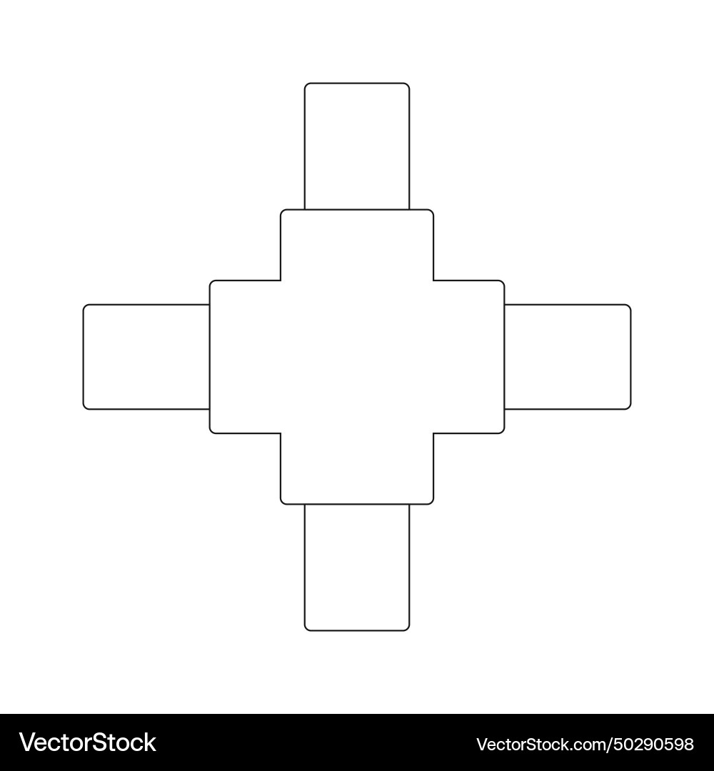 Propeller shafts and universal joints icon Vector Image