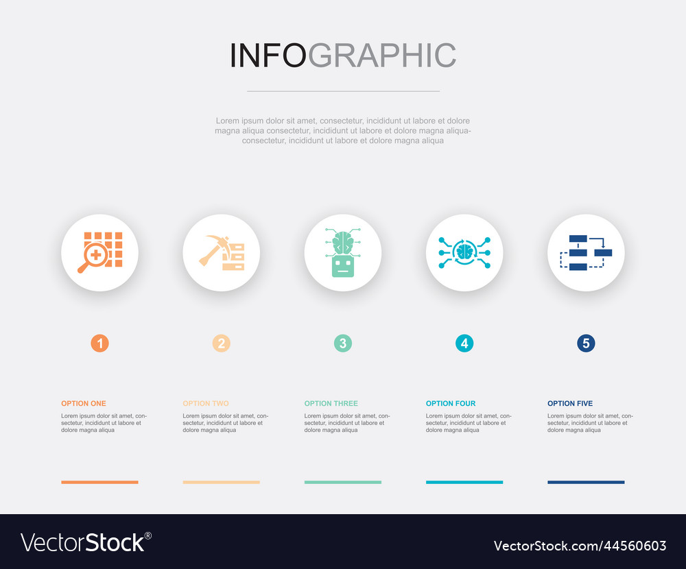 Big Data Mining Ai Robot Neural Network Royalty Free Vector