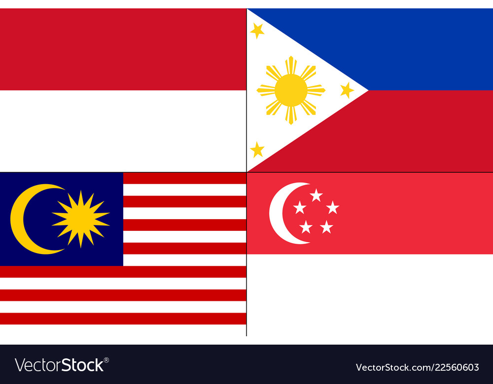 Different countries flags set Royalty Free Vector Image