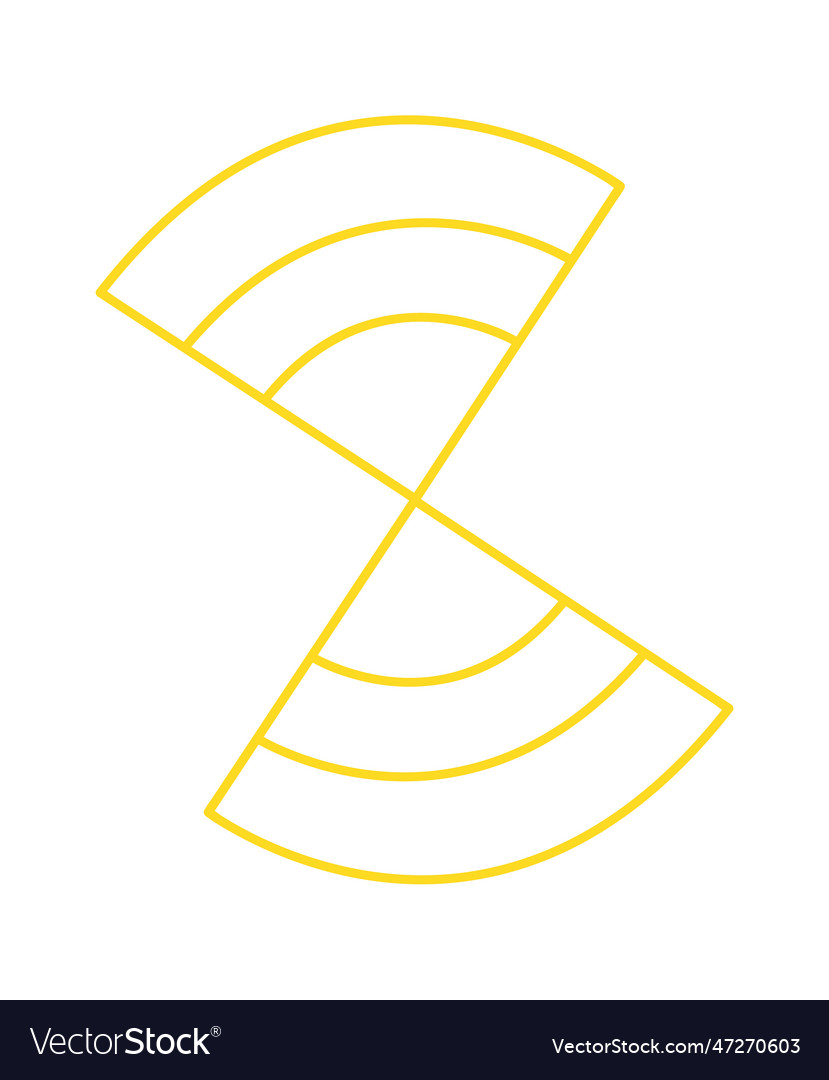 Linear rounded element Royalty Free Vector Image