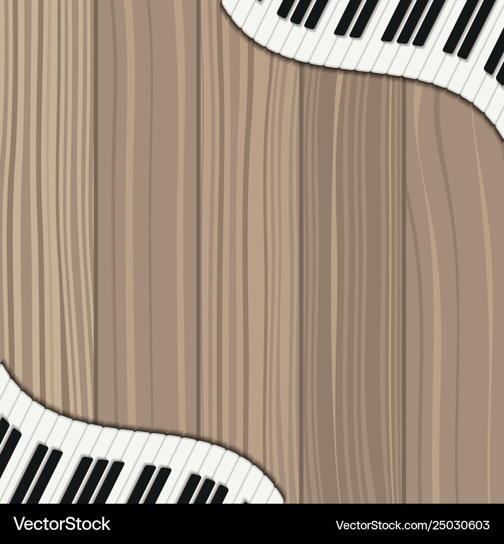 Musical instrument pattern piano keyboard Vector Image