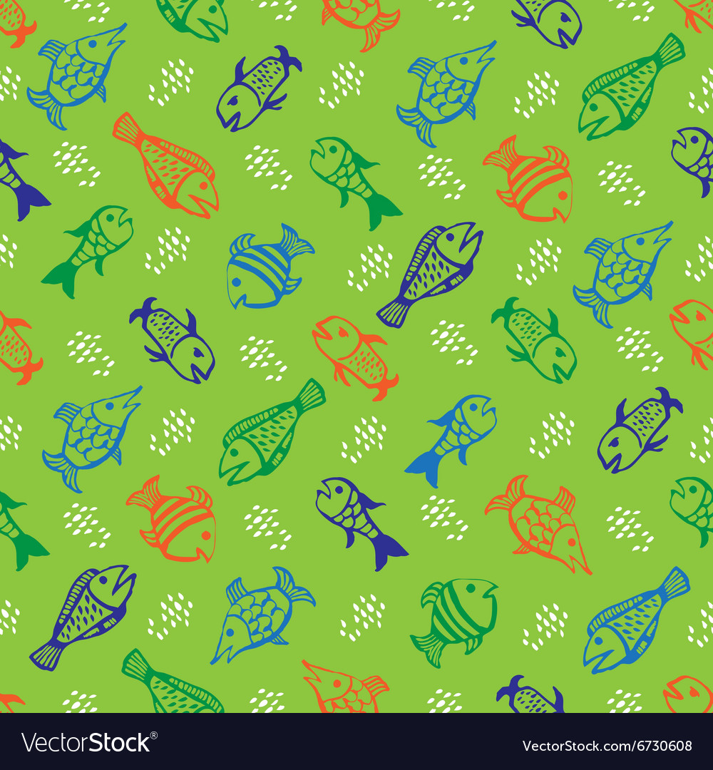 Background fish Royalty Free Vector Image - VectorStock