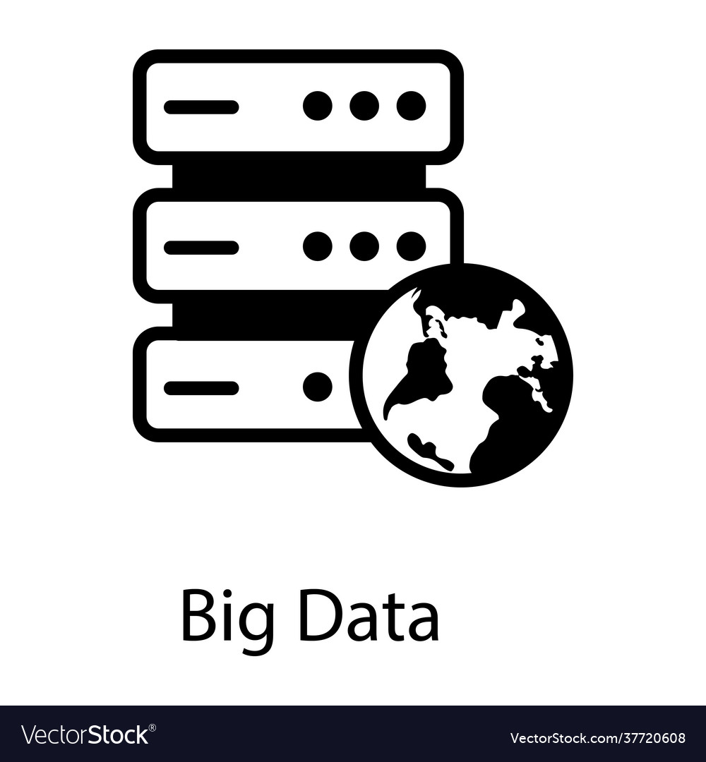 Big data Royalty Free Vector Image - VectorStock