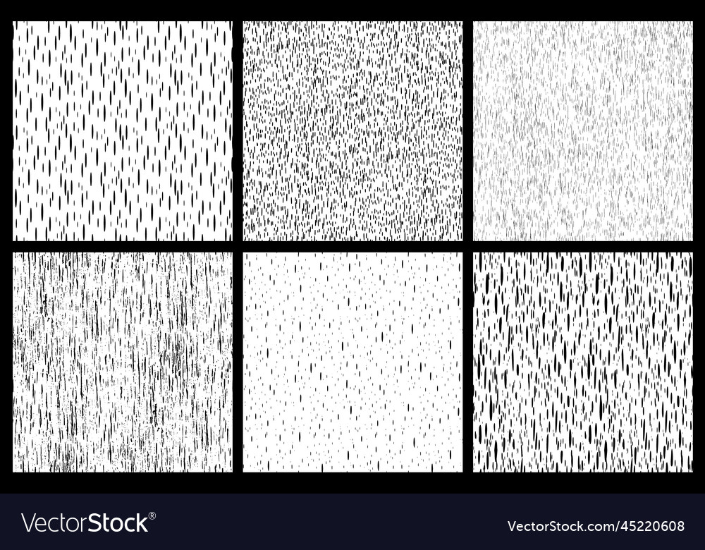 Hatch And Strokes Texture Seamless Pattern Vector Image