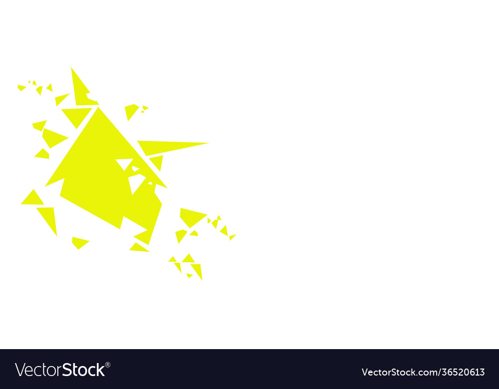 Abstract tech background with simple object Vector Image