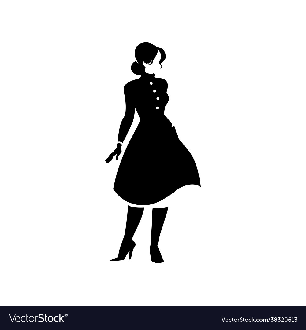 Beautiful young lady portrait isolated awesome Vector Image