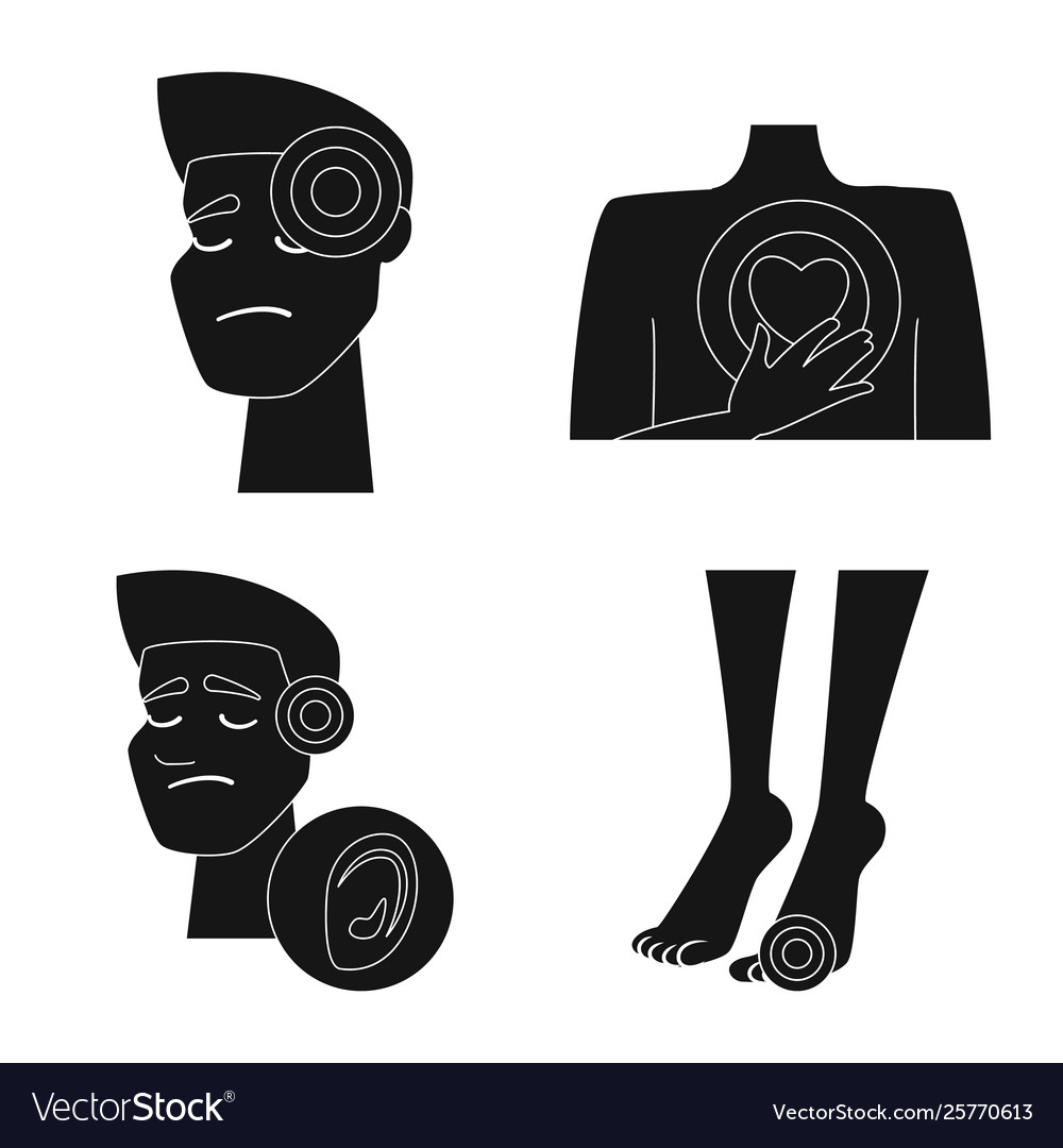 First and help logo set Royalty Free Vector Image