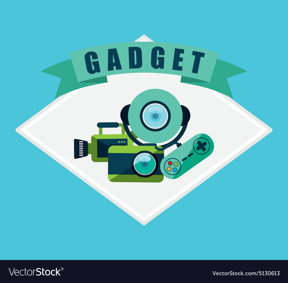 Gadget tech Royalty Free Vector Image - VectorStock