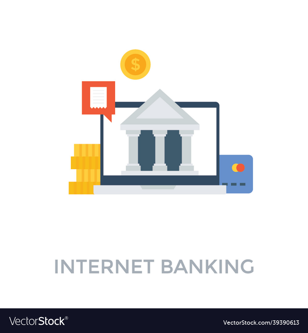 Internet banking Royalty Free Vector Image - VectorStock