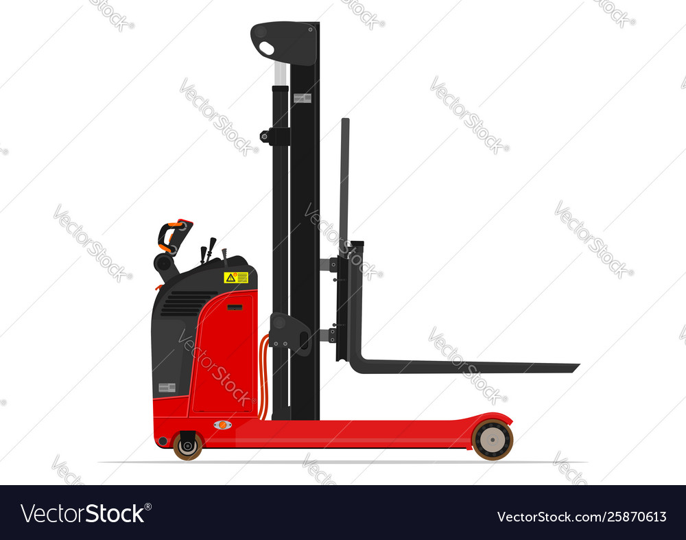 Reach stacker Royalty Free Vector Image - VectorStock