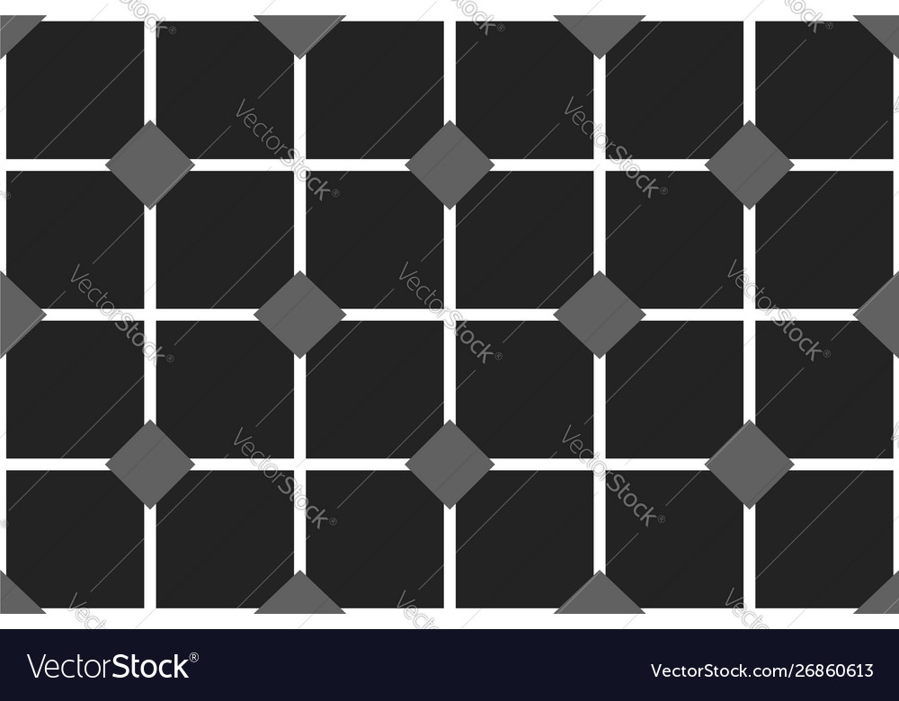 Seamless geometric pattern shaped black grey Vector Image