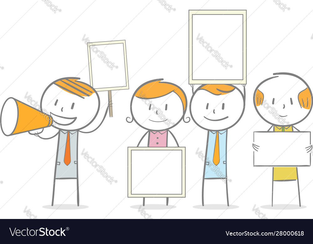 Demonstration Royalty Free Vector Image - VectorStock