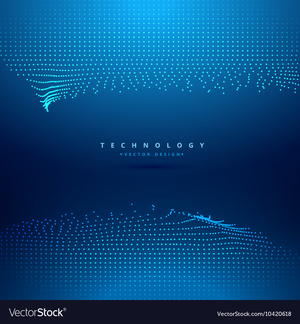 Distorted digital mesh wave Royalty Free Vector Image Distorted digital mesh wave Royalty Free Vector Image