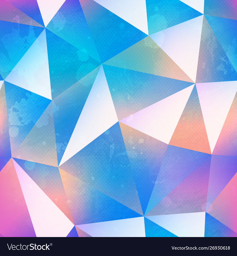 Grunge triangle pattern Royalty Free Vector Image