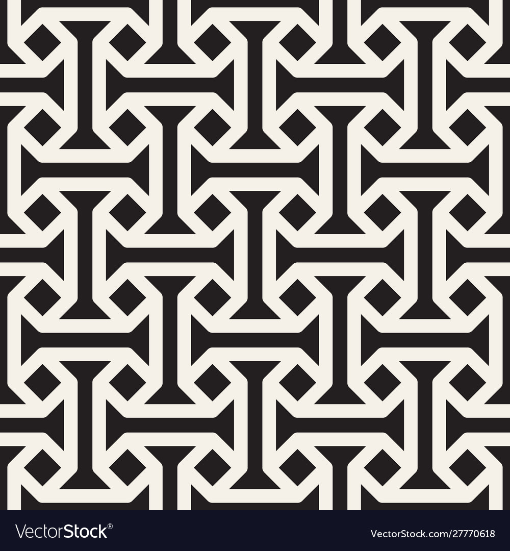 Seamless intersecting lies pattern modern stylish Vector Image