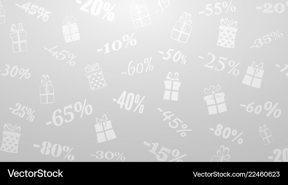 Background on discounts and special offers Vector Image