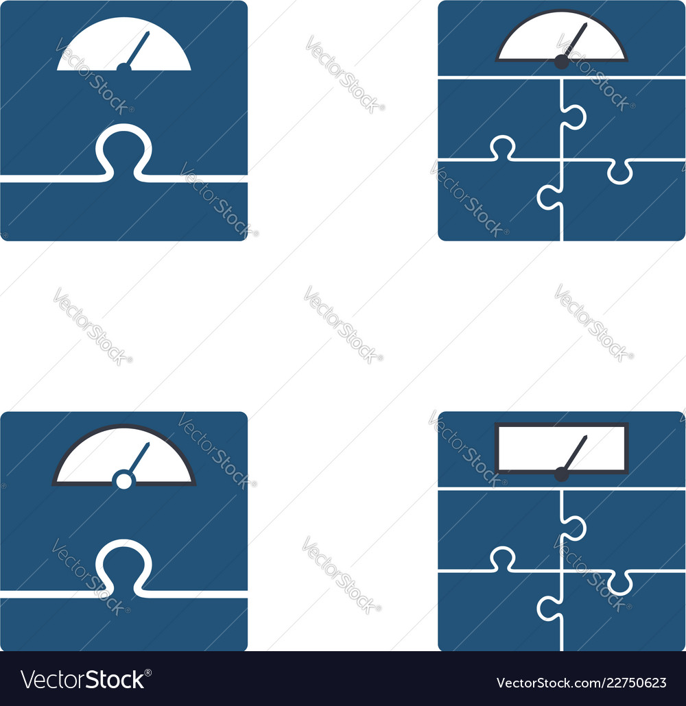 Weight scale exercise set Royalty Free Vector Image