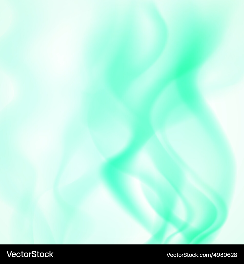 Abstract background of turquoise smoke Royalty Free Vector
