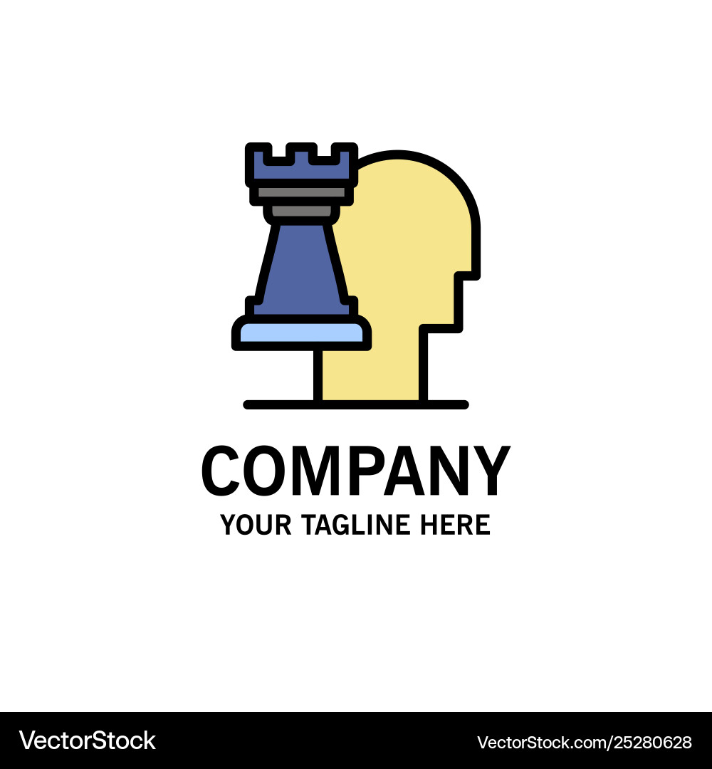 Business decisions modern strategic logo Vector Image
