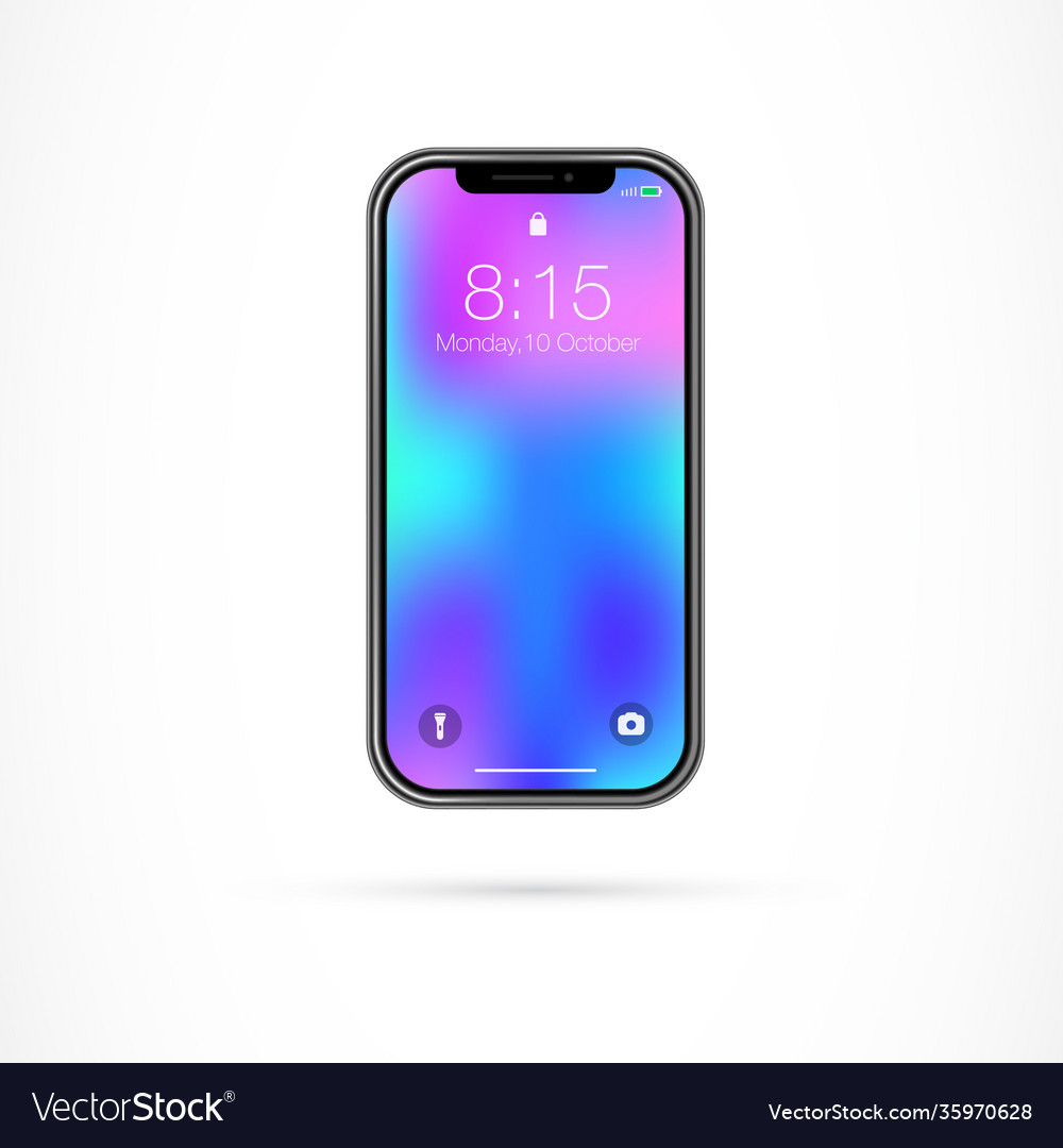 Display smartphone Royalty Free Vector Image - VectorStock