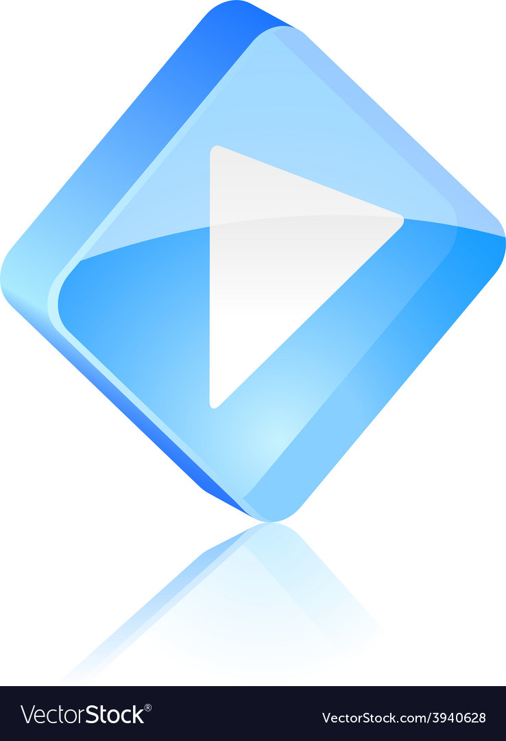 Play button Royalty Free Vector Image - VectorStock