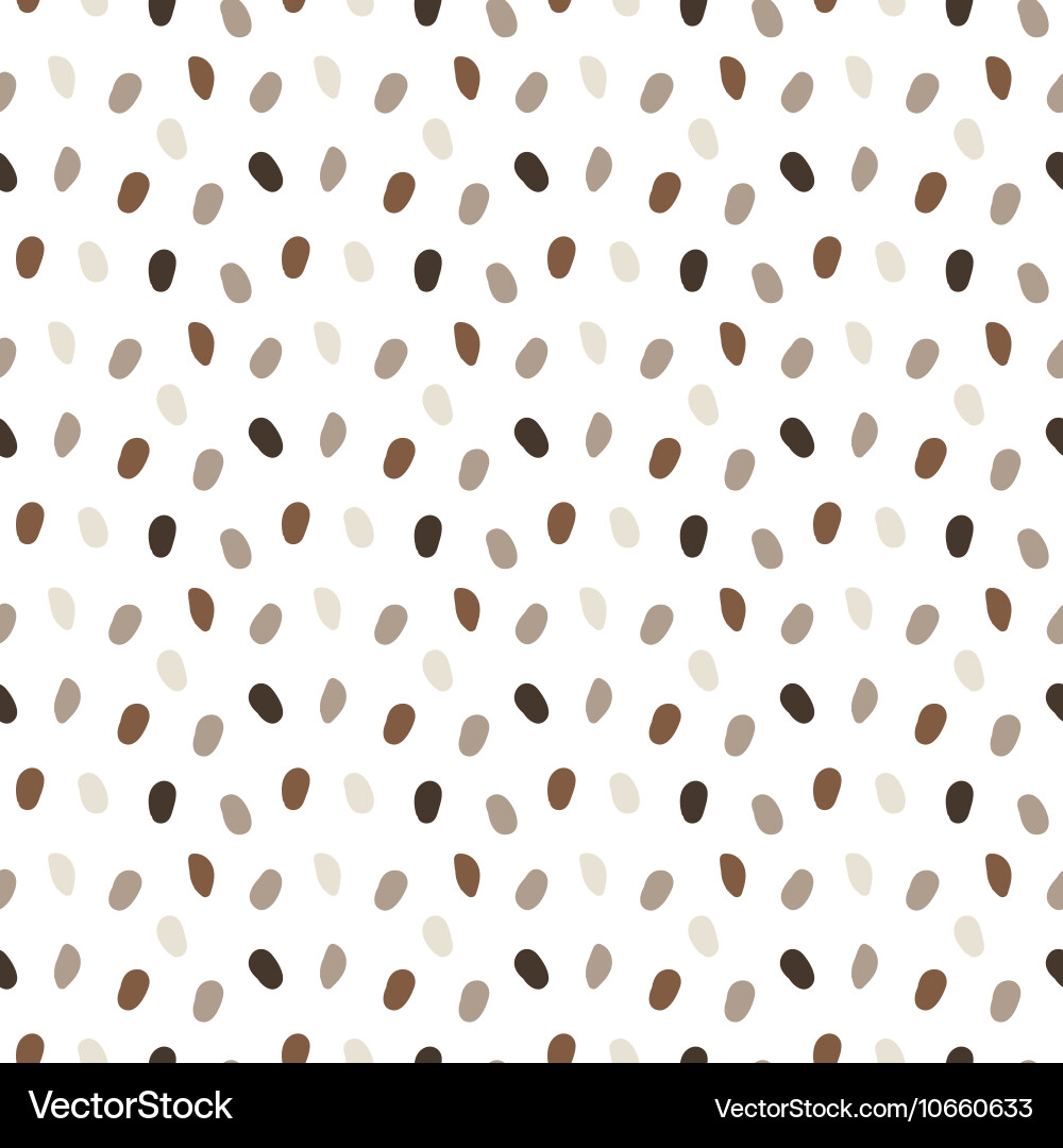 Cute little hand drawn chia seeds seamless pattern