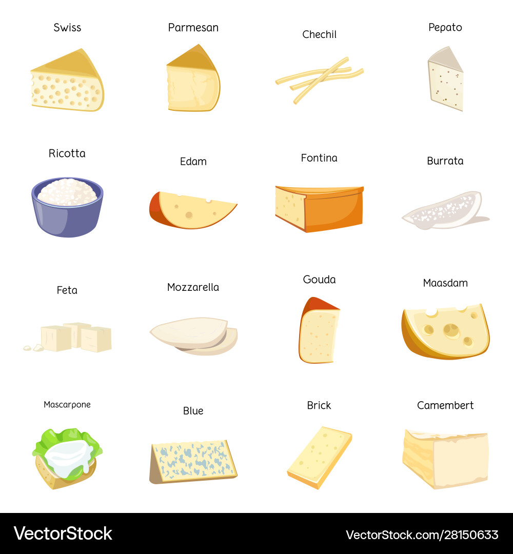 Design food and snack icon set Royalty Free Vector Image