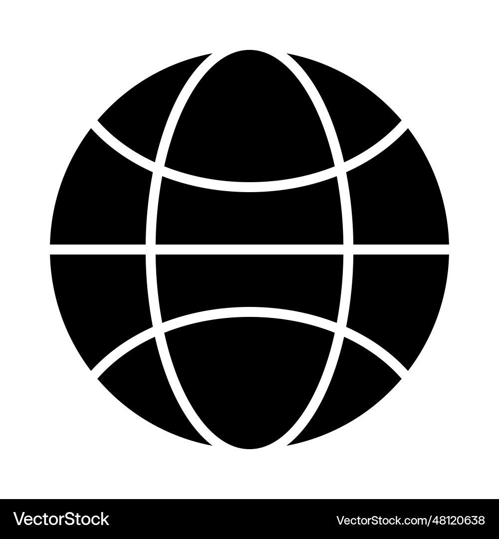 Internet glyph icon for personal and commercial Vector Image